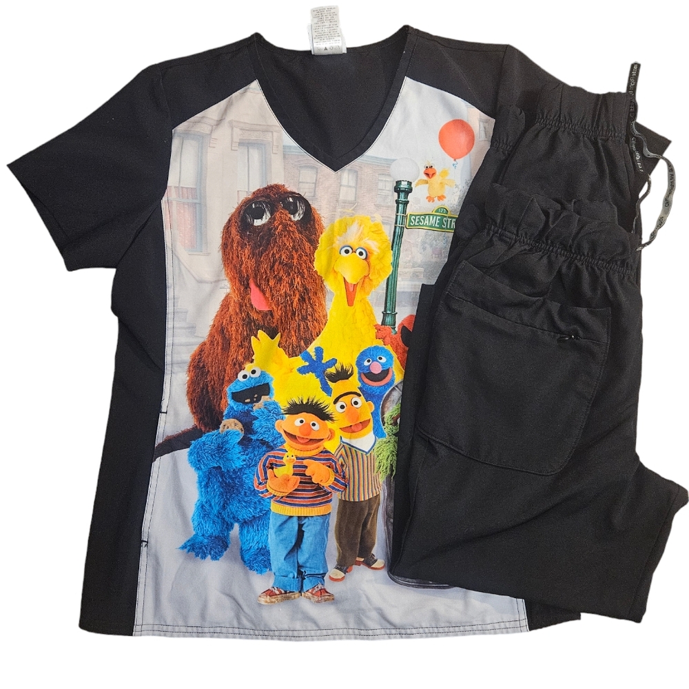 Sesame Street And Friends Scrub Set - Gem